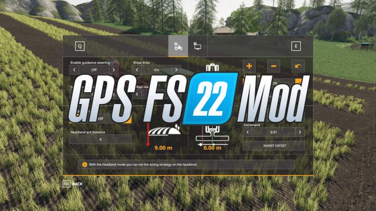 FS22 GPS: Guidance Steering Mod | GPS FS22 Mods Download