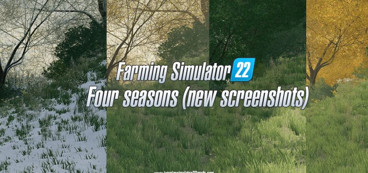 Seasons for Farming Simulator 22 | FS22 Seasons Mod Download