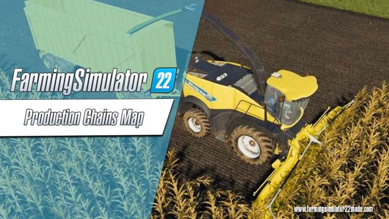 Farming Simulator 22 Production Chains Map | Production lines