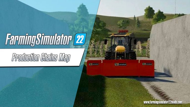 Farming Simulator 22 Production Chains Map | Production lines