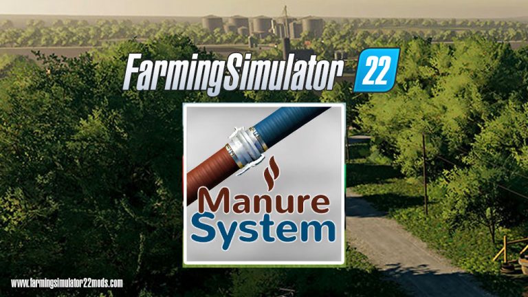 FS22 Manure System V1.0 Mod | Farming Simulator 22 Mod