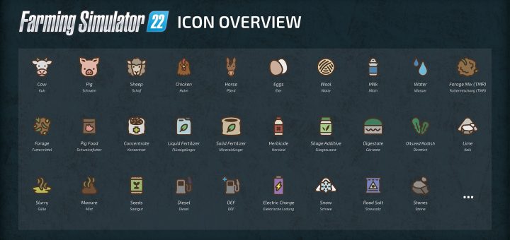 crop icons Mods | Farming Simulator 22 Mods