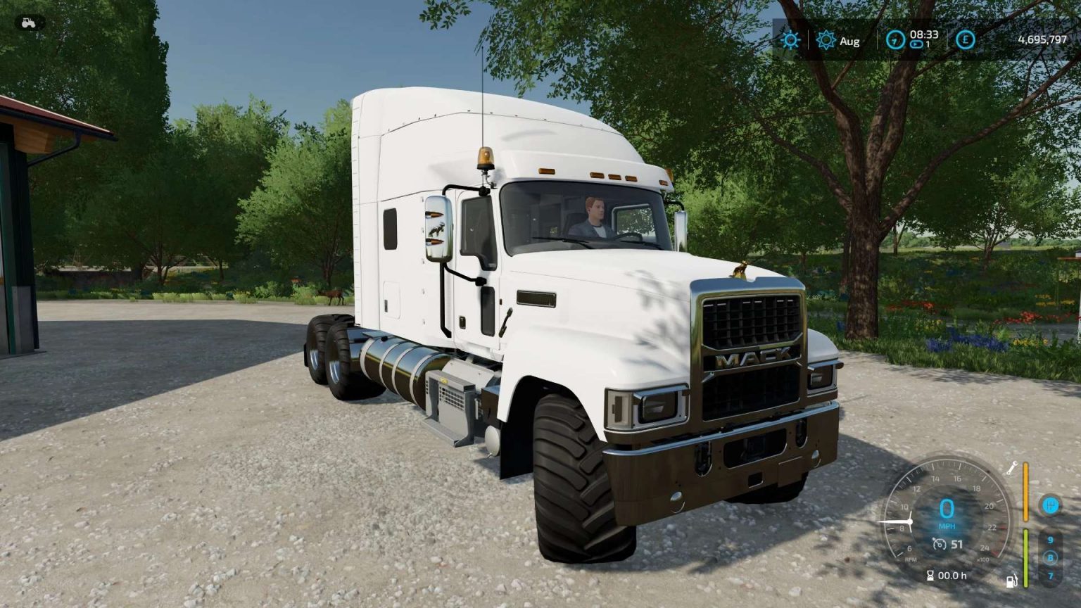 2 Mack Trucks and the Claas Cargos v1.0 FS22 Mod | Farming Simulator 22 Mod