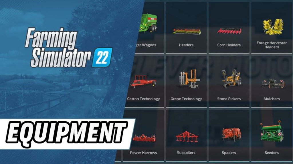 All Equipment & Tools List in Farming Simulator 22