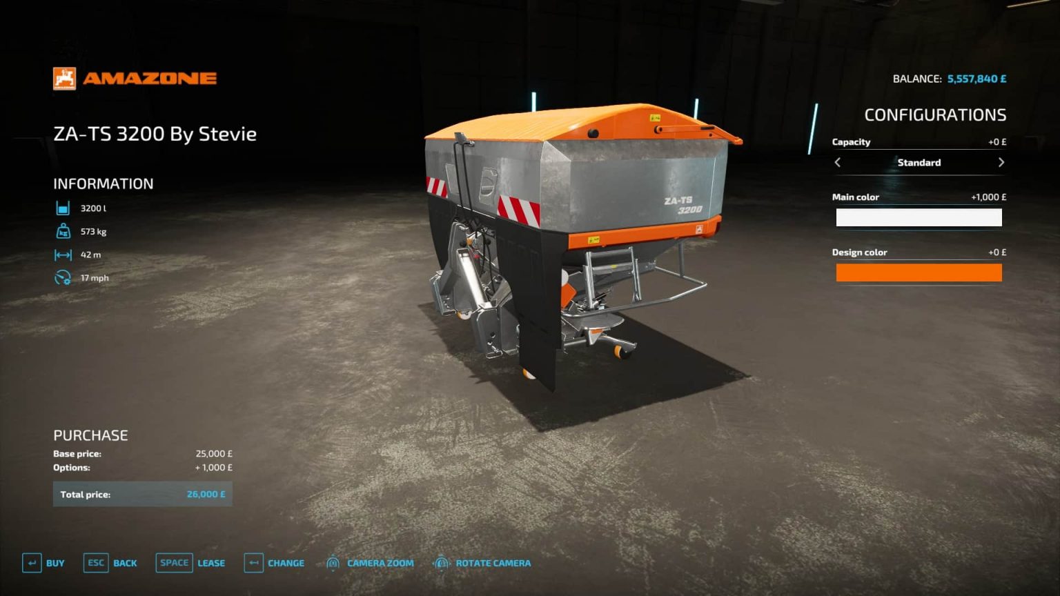 Amazon ATS3200 V1.0 FS22 Mod | Farming Simulator 22 Mod