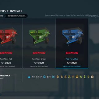 Demco Posi Flow V1.0 FS22 Mod | Farming Simulator 22 Mod