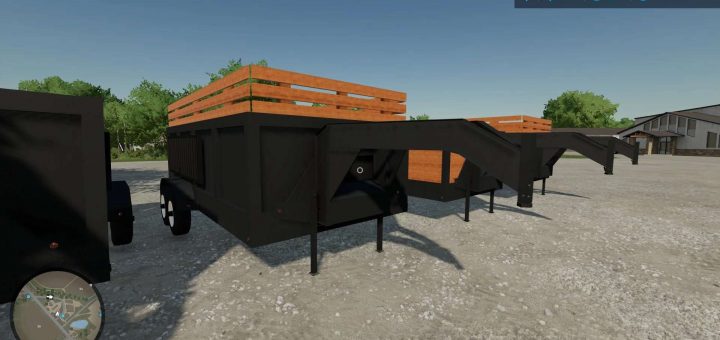 30 Flatbed Autoloading Trailer Pack v1.1.0.3 FS22 - Farming Simulator ...