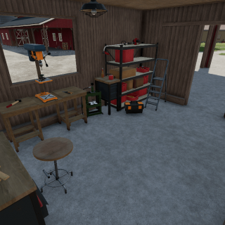 Farm Garage V1.0 FS22 Mod | Farming Simulator 22 Mod