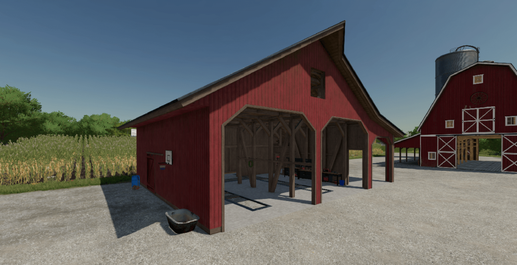 Farm Garage V1.0 FS22 Mod | Farming Simulator 22 Mod