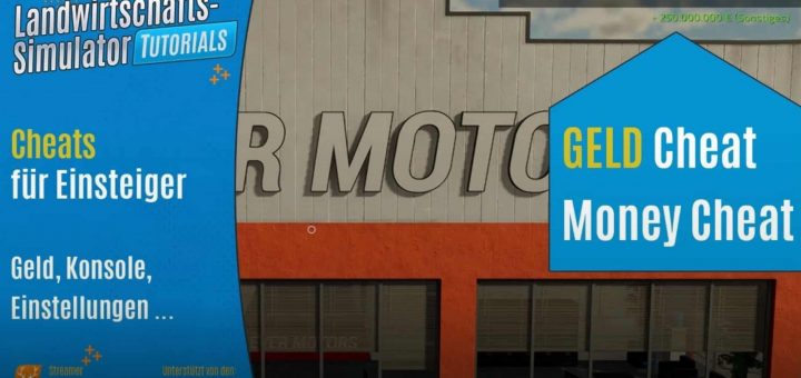 FS22 Infinity Money Cheat (XBOX, PS5, PC)