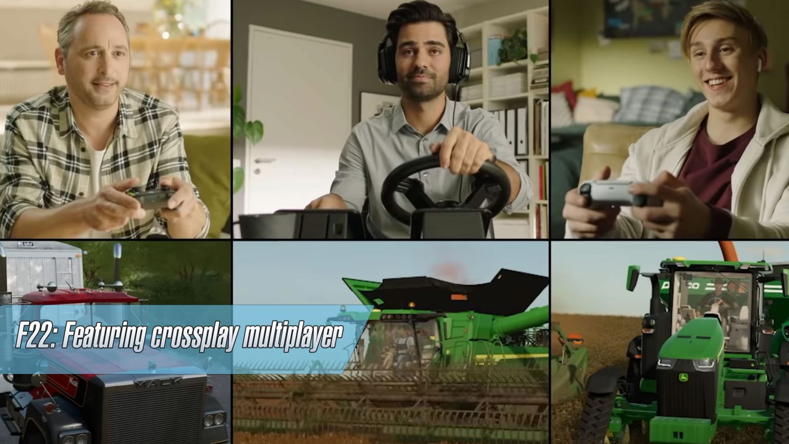 Featuring some crossplay multiplayer action in FS22