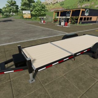 Feeling Tilt Deck Trailer v 1.0 FS22 Mod | Farming Simulator 22 Mod