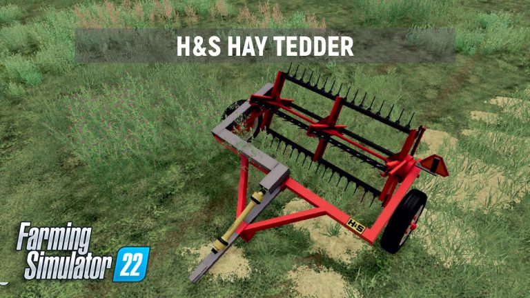 HS 7 HAY TEDDER V1.0 FS22 Mod | Farming Simulator 22 Mod