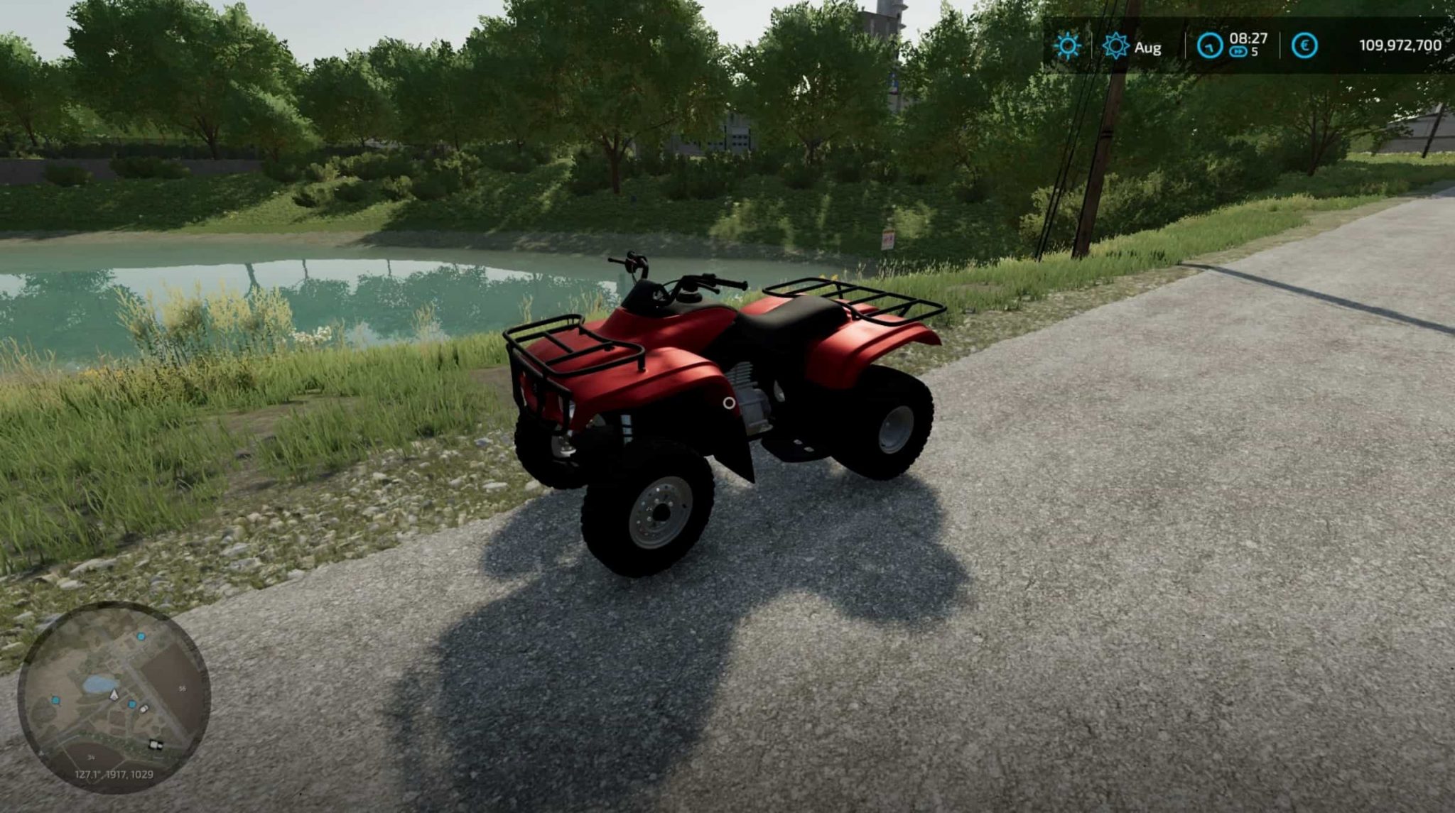 Honda Fourtrax v1.0 FS22 Mod | Farming Simulator 22 Mod
