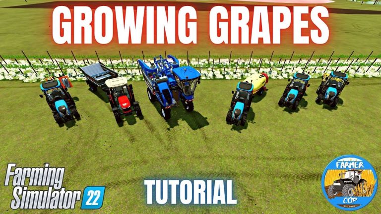 How to grow grapes in Farming Simulator 22 | FS22 Guide