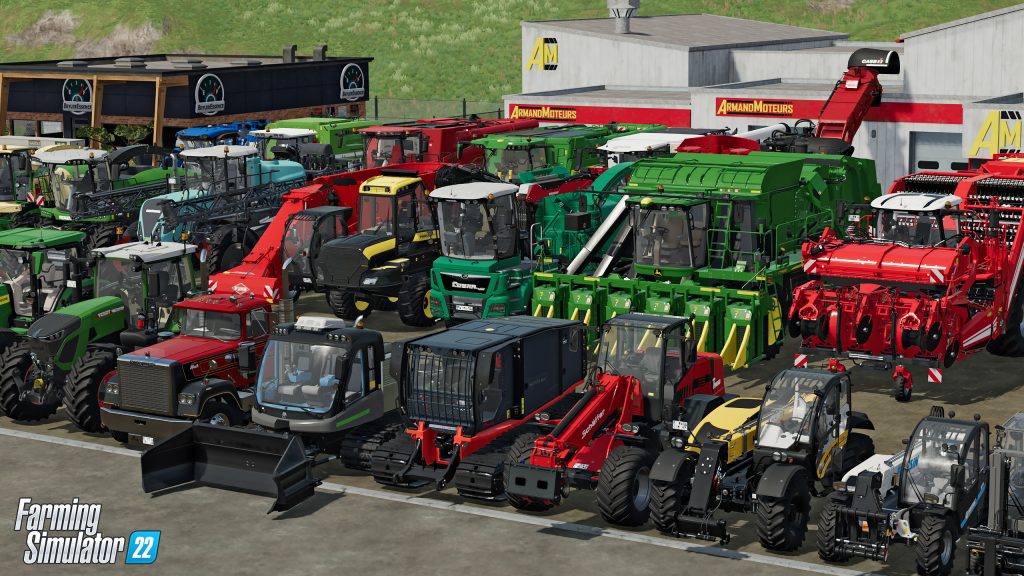 Improved vehicles and tools in Farming Simulator 22