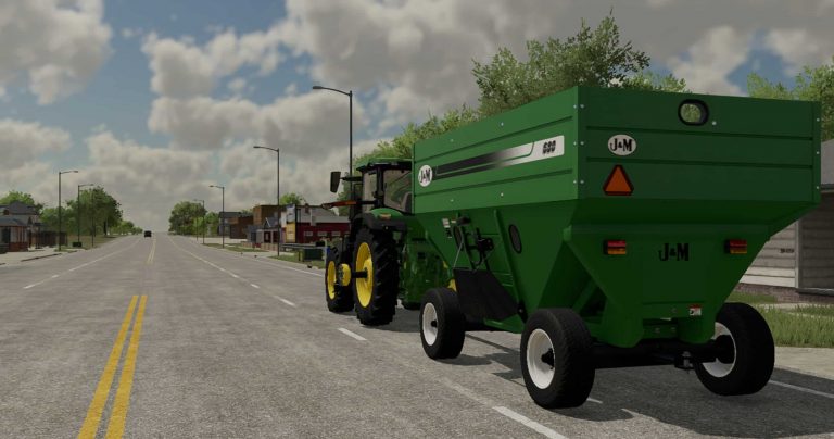 J&M 680 Gravity Wagon V1.0 FS22 Mod | Farming Simulator 22 Mod