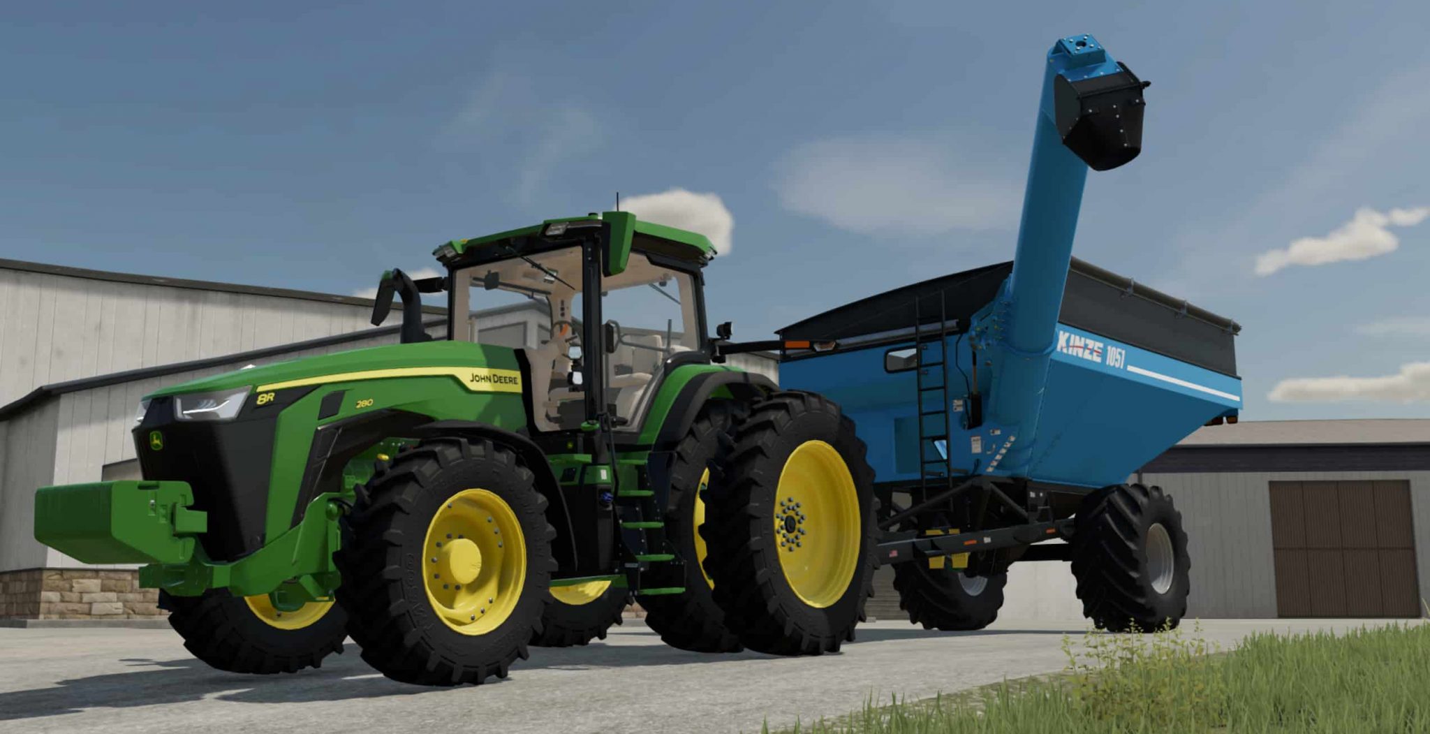 Kinze 51 Series Grain Carts V1.0 FS22 Mod | Farming Simulator 22 Mod