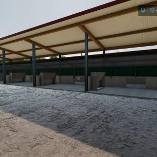 Large Pig Barn v1.0 FS22 Mod | Farming Simulator 22 Mod