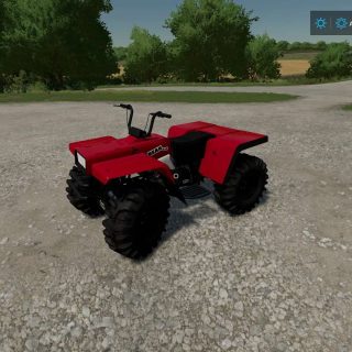 Lizard Quad Bear 350 4x4 v1.0 FS22 Mod | Farming Simulator 22 Mod