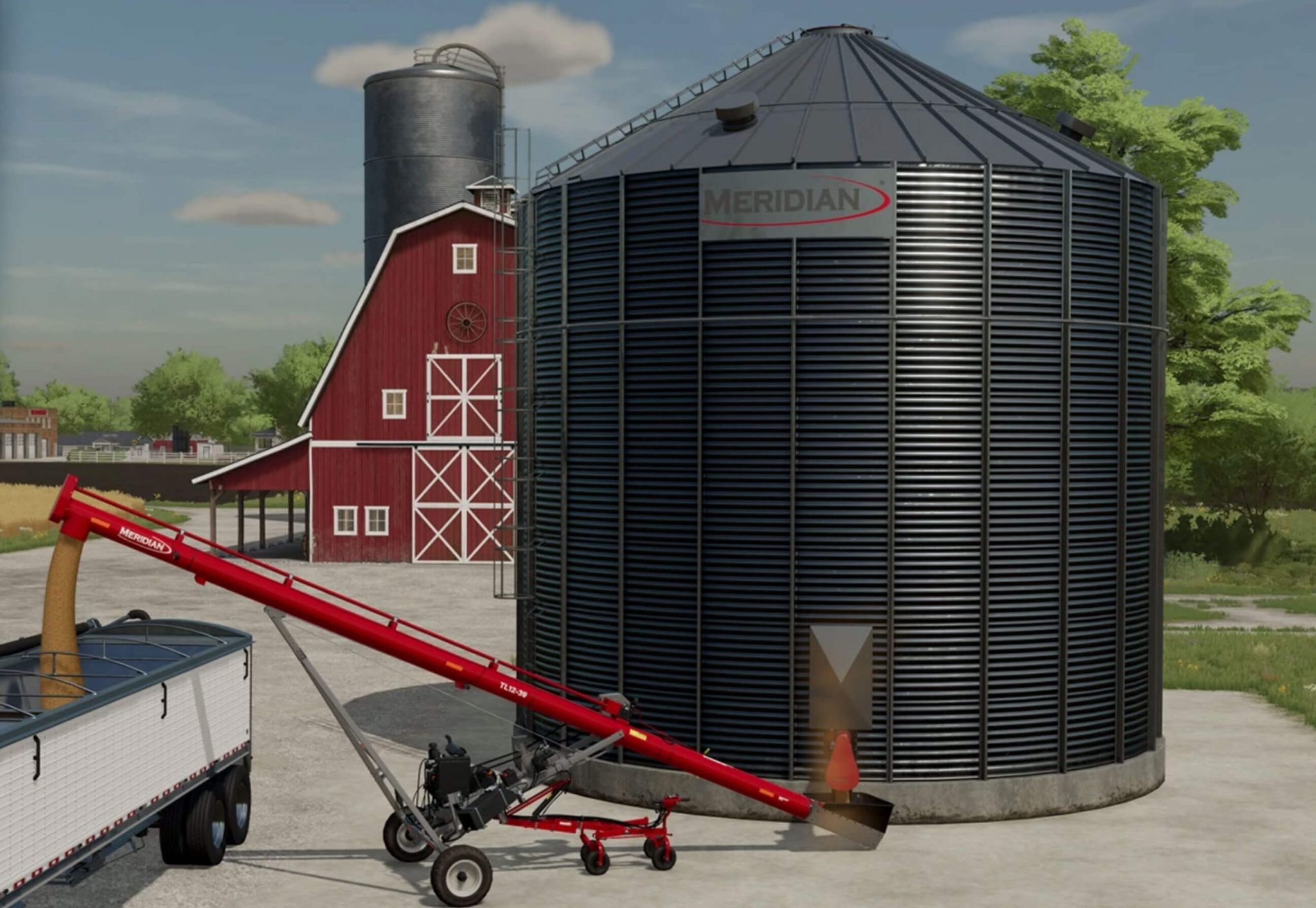 Meridian Flat Bottom Bin 3608 V1.0 FS22 Mod | Farming Simulator 22 Mod