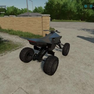Tesla Cyberquad Conversion V1.0 FS22 Mod | Farming Simulator 22 Mod