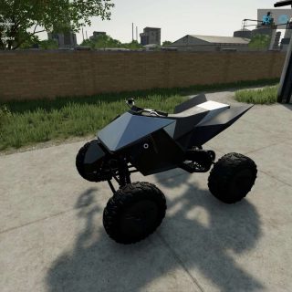 Tesla Cyberquad Conversion V1.0 FS22 Mod | Farming Simulator 22 Mod