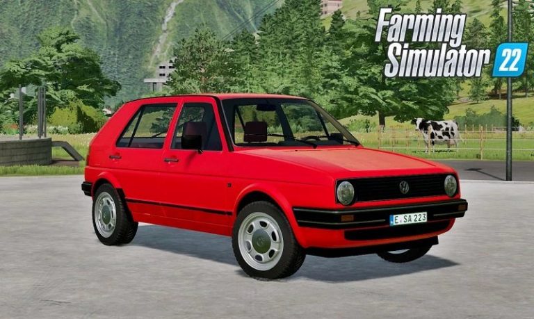VOLKSWAGEN GOLF GL v2.0 FS22 Mod | Farming Simulator 22 Mod