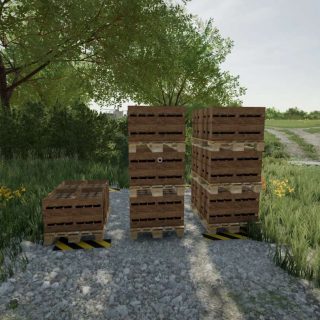 Bee Hives Pallets Spawner x18 v1.0.0.1 FS22 Mod | Farming Simulator 22 Mod