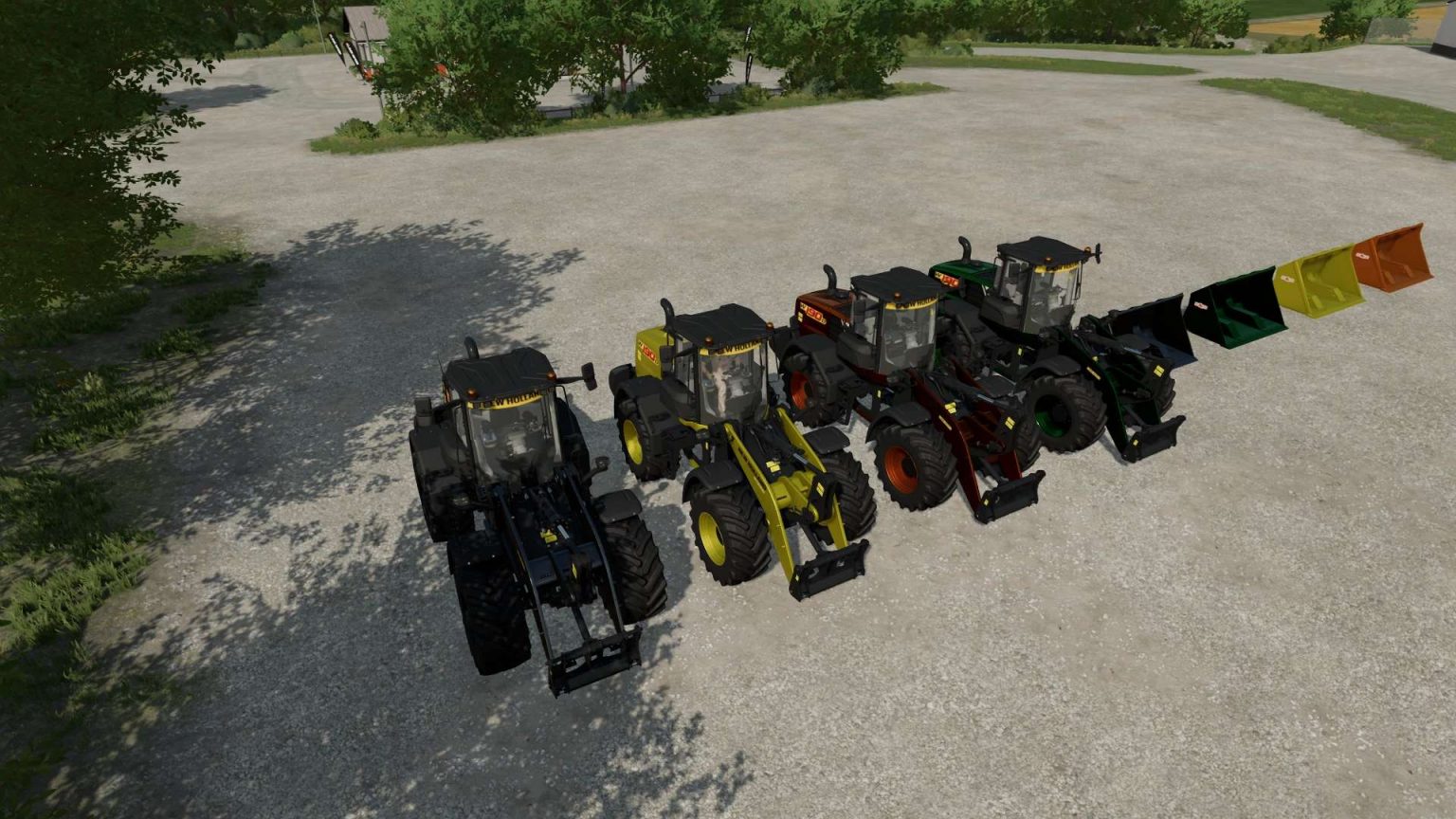 Frontloader and bucket v1.0 FS22 Mod | Farming Simulator 22 Mod