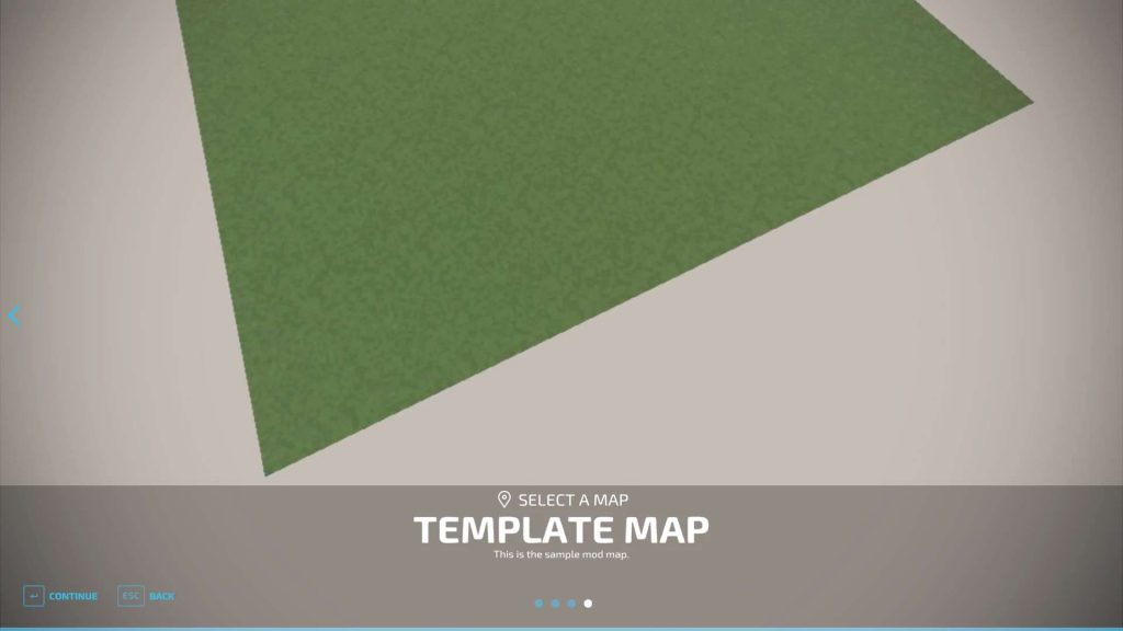 Map Template v1.0 FS22 - Farming Simulator 22 Mod