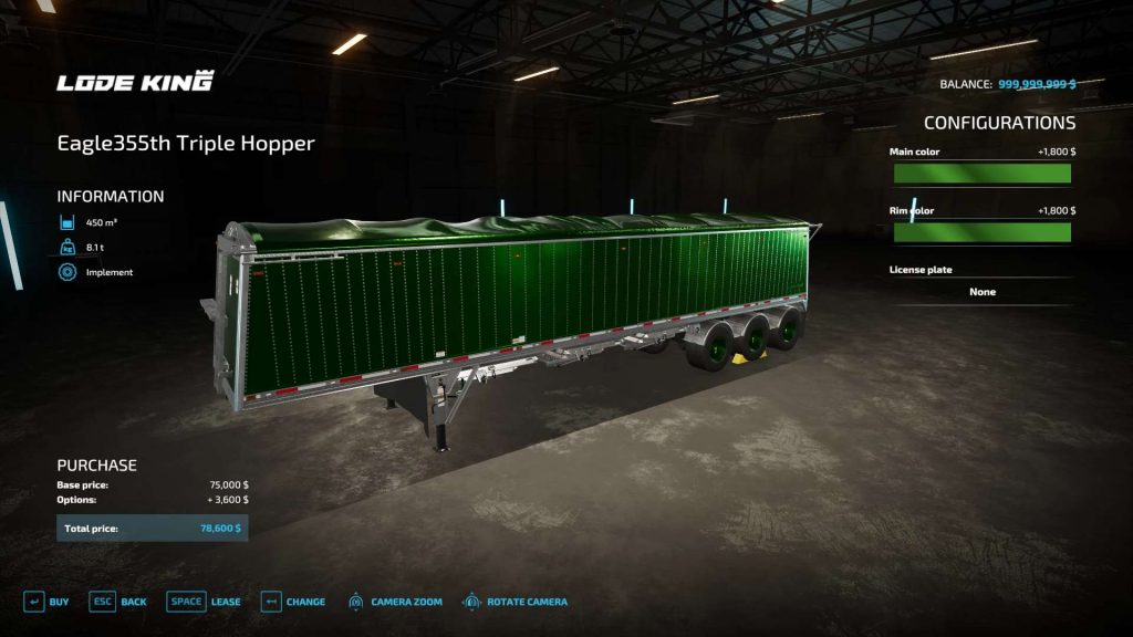 Triple Hopper v1.0 FS22 Mod | Farming Simulator 22 Mod