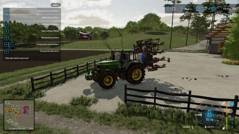 John Deere 7810 Turbo Tractor v1.0 FS22 Mod | Farming Simulator 22 Mod