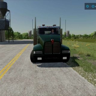 Kenworth T600 Day Cab v1.0 FS22 Mod | Farming Simulator 22 Mod