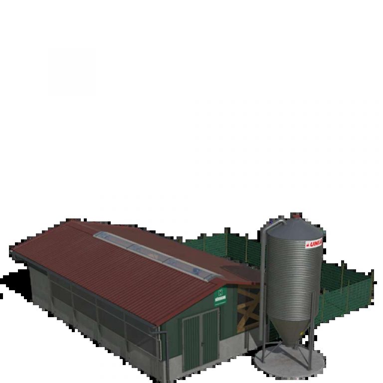 Large Chicken Barn v1.0 FS22 Mod | Farming Simulator 22 Mod