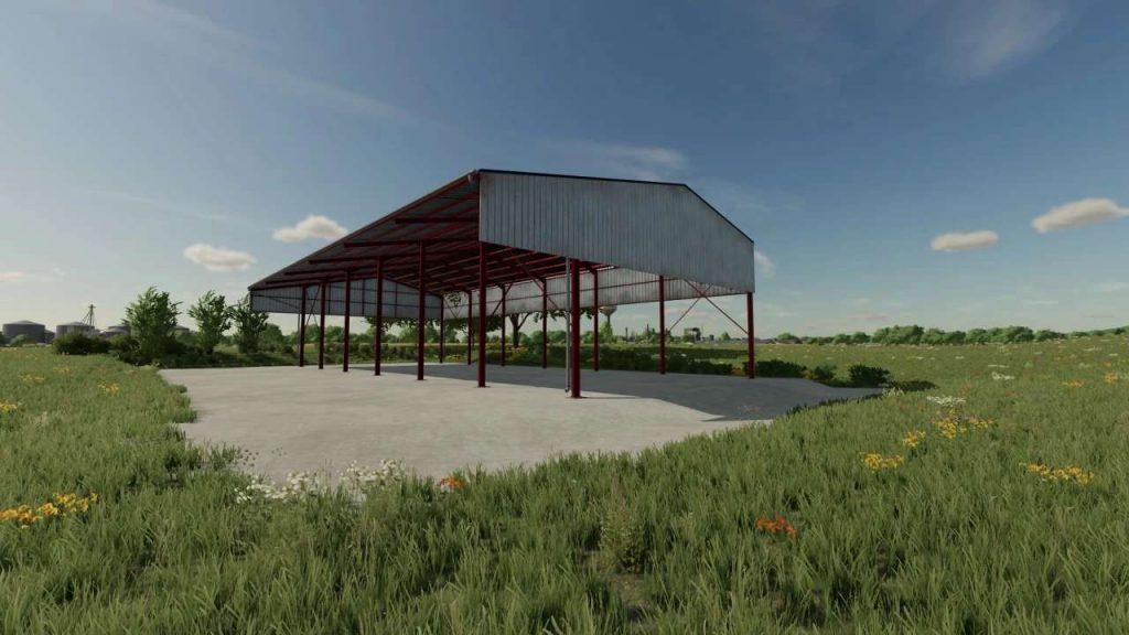 Legrand Agricultural Awning v1.0 FS22 Mod | Farming Simulator 22 Mod