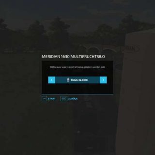 Meridian 1630 Multifruchtsilo v1.0 FS22 Mod | Farming Simulator 22 Mod