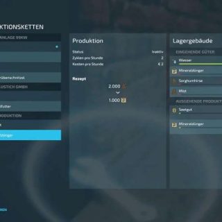 Seed / Fertilizer Produktion v1.0 FS22 Mod | Farming Simulator 22 Mod