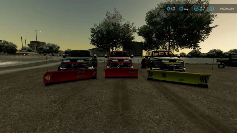 Wester Snow Plow Pack v1.1 FS22 Mod | Farming Simulator 22 Mod