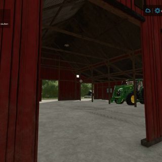 Wooden Barn in White, Red, Brown or Blue v1.0 FS22 Mod | Farming ...