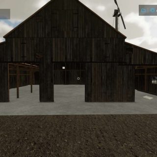 Wooden Barn in White, Red, Brown or Blue v1.0 FS22 Mod | Farming ...