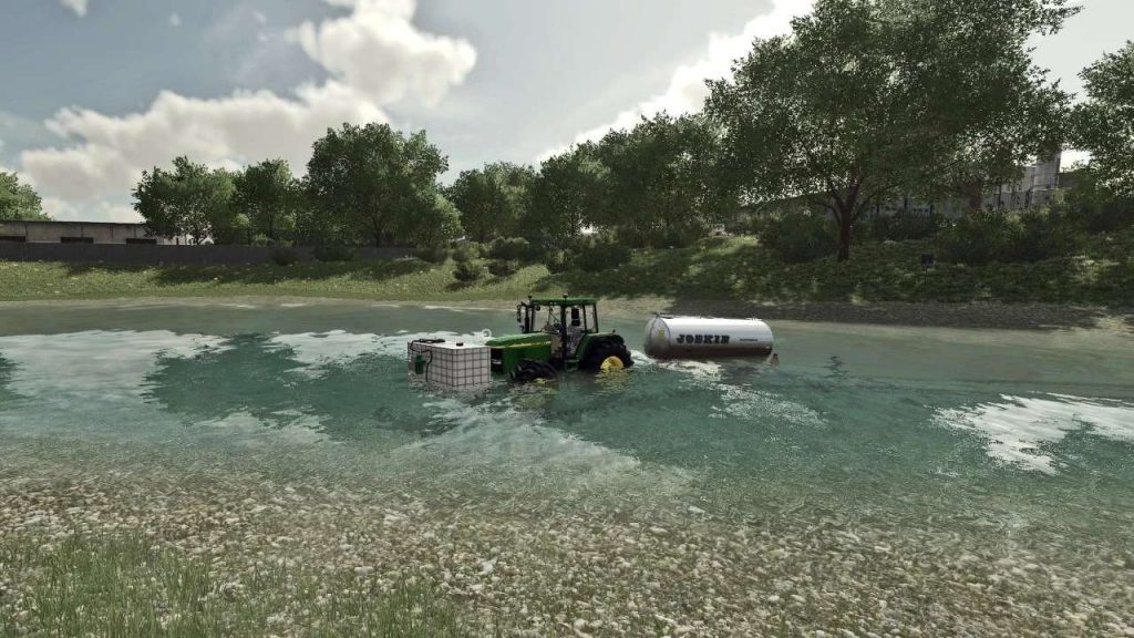 4000L water cubes with pump v1.0 FS22 Mod | Farming Simulator 22 Mod