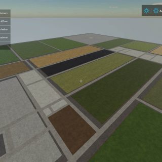 AK Farmland Flat 4-fold Map V1.0 FS22 Mod | Farming Simulator 22 Mod