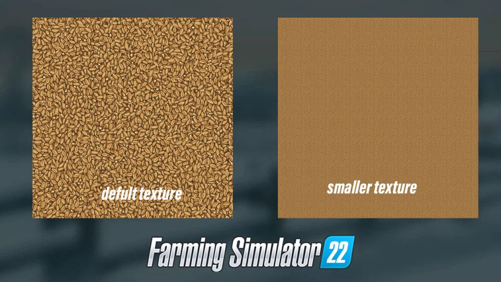 Better wheat grain size V1.0 FS22 Mod | Farming Simulator 22 Mod