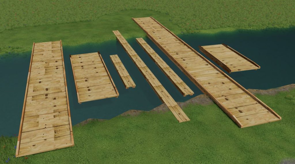 Bridge Pack v1.0 FS22 Mod | Farming Simulator 22 Mod