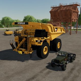 CAT 795F AC v1.0 FS22 Mod | Farming Simulator 22 Mod