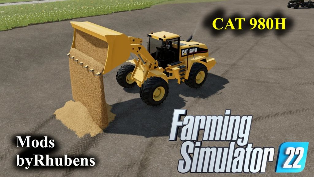 CAT 980H V1.0 FS22 Mod | Farming Simulator 22 Mod
