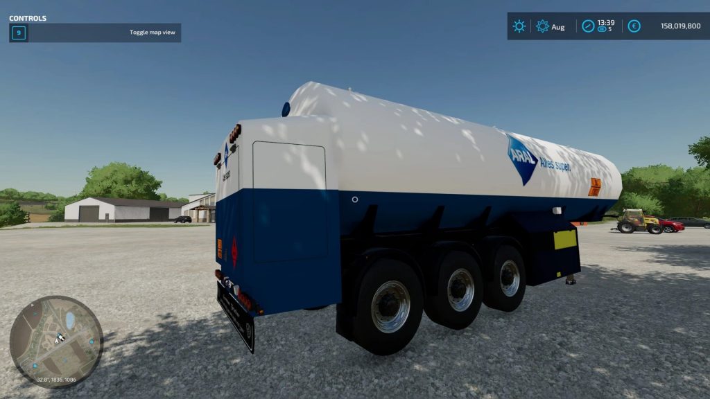 Diesel Semitrailer ARAL v1.0 FS22 Mod | Farming Simulator 22 Mod