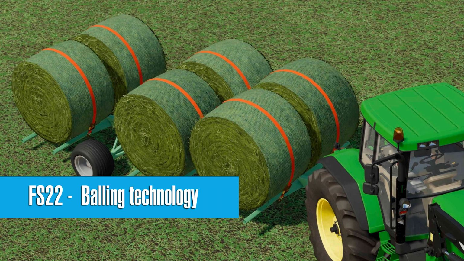 Balling technology and hay on Farming Simulator 22