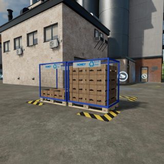 Fillable and reusable pallet for wool eggs and honey V1.0 FS22 Mod ...